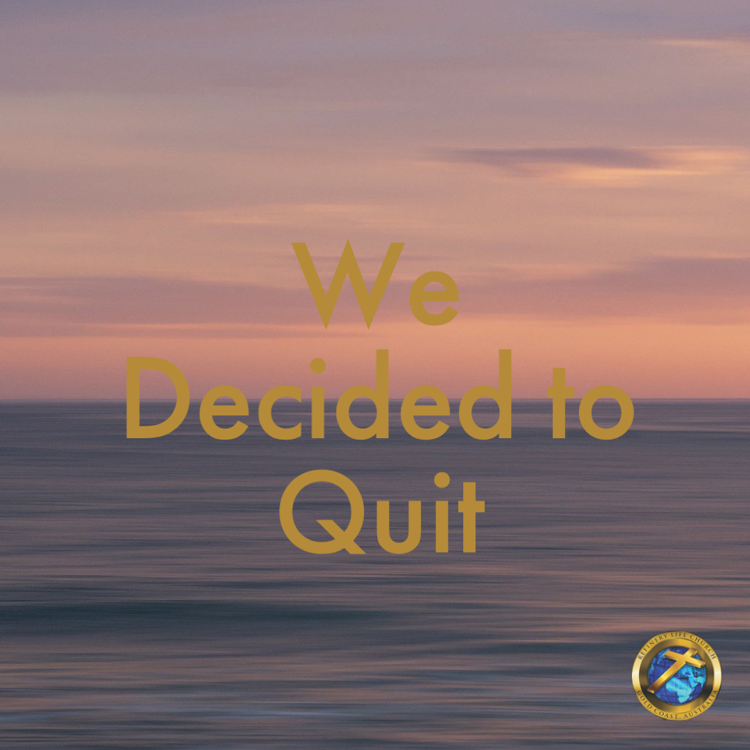 We Decided to Quit - Refinery Life